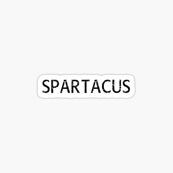 "Spartacus" Sticker for Sale by ImperiumRomanum | Redbubble