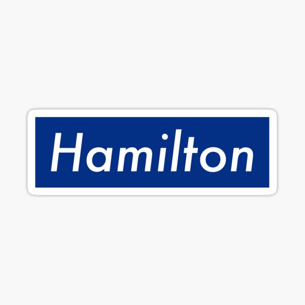 "hamilton" Sticker for Sale by clairekeanna | Redbubble