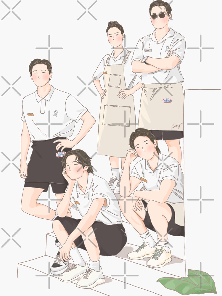 "Jinny's Kitchen Kshow Fan Art" Sticker for Sale by Iinzaghi | Redbubble