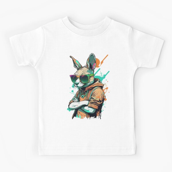 "Gangsta Rabbit Stole Easter Bunny Swagger" Kids T-Shirt for Sale by ...