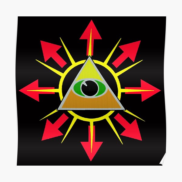 "CHAOS EYE FIVE" Poster for Sale by MARTYMAGUS1 | Redbubble