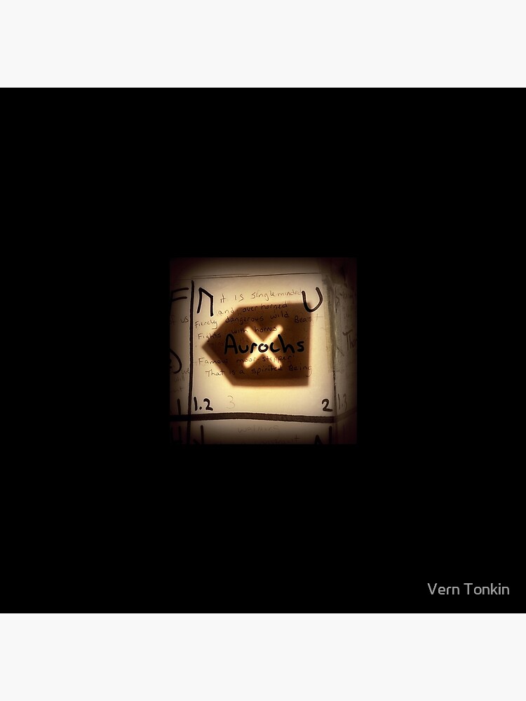 "Old English Rune Poem: Aurochs, Ur, ᚢ" Art Board Print for Sale by ...