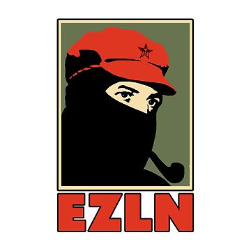 "Subcomandante Marcos and EZLN" Sticker by Caracol-Spanish | Redbubble