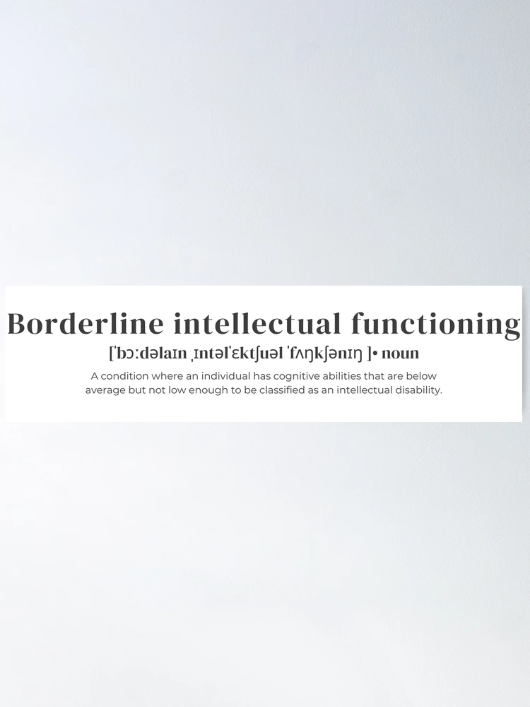 Borderline Intellectual Functioning Treatment