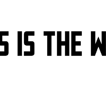 "This Is The Way Sticker" Sticker for Sale by jaznassour | Redbubble