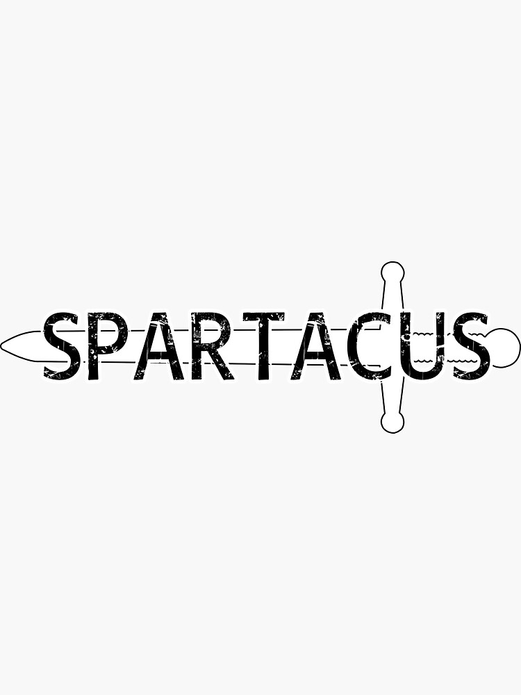 "Spartacus - One Sword" Sticker for Sale by ImperiumRomanum | Redbubble