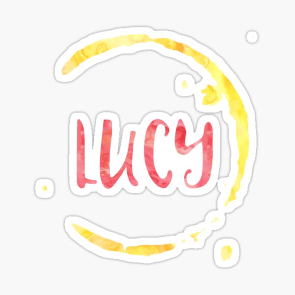 "lucy sticker" Sticker by AbbynitZken | Redbubble