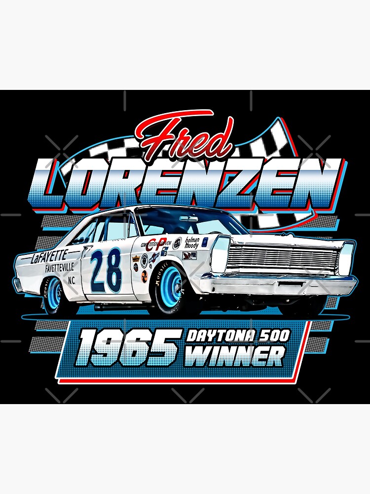 "Fred Lorenzen Nascar 60s retro style" Poster for Sale by gplegend ...