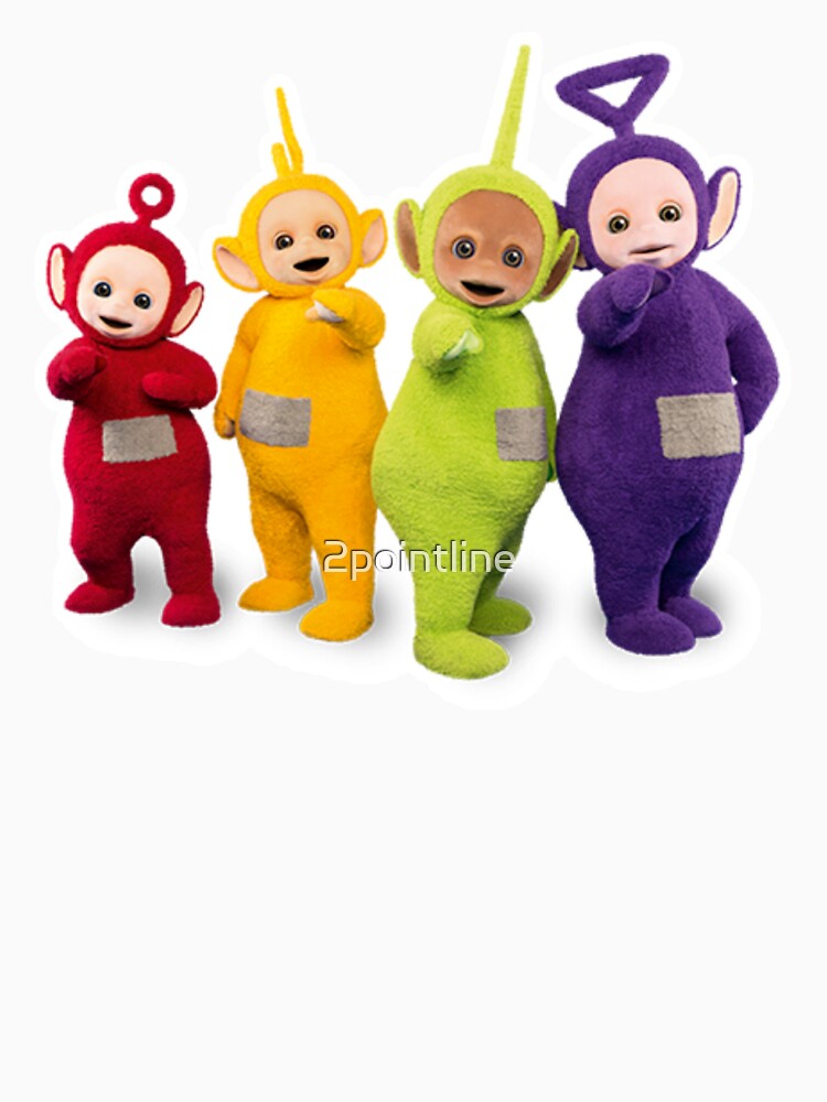 "Teletubbies pack Sticker" T-shirt for Sale by 2pointline | Redbubble ...