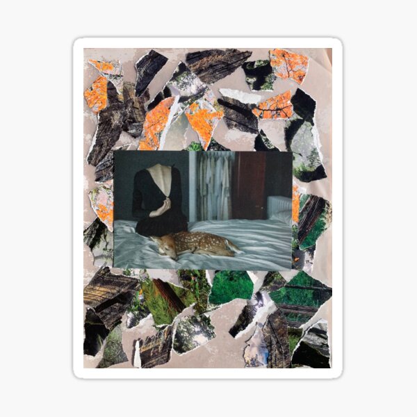 "Fear." Sticker for Sale by Reckless Bean | Redbubble