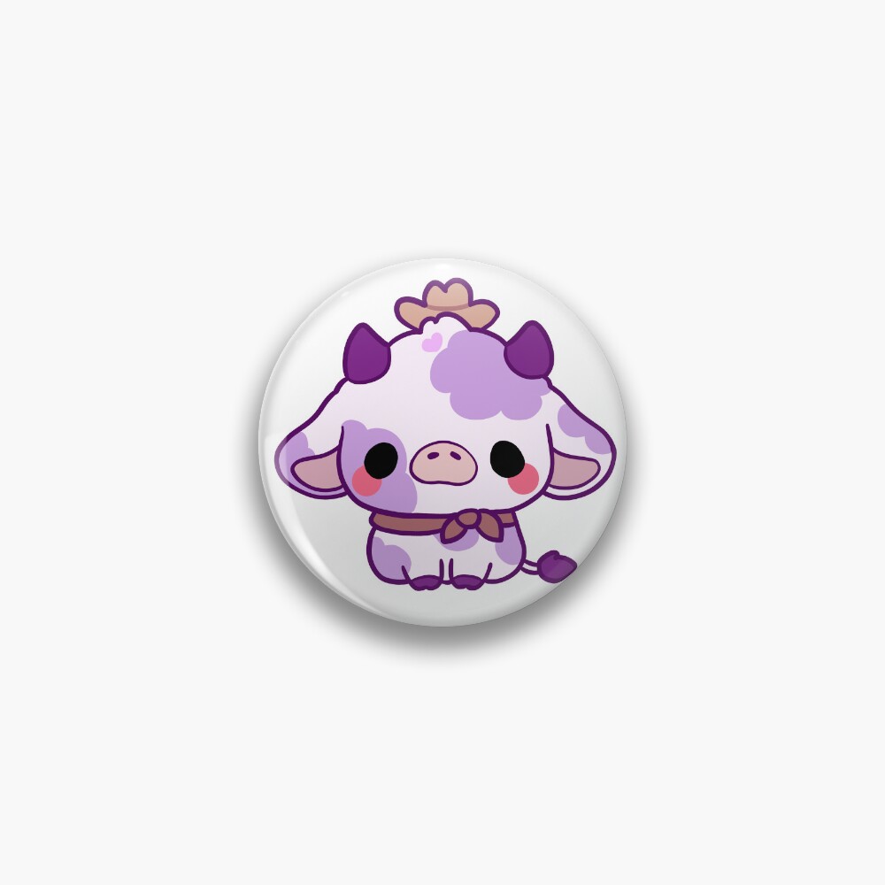 "Country cow (purple)" Sticker for Sale by Dreamer-art- | Redbubble