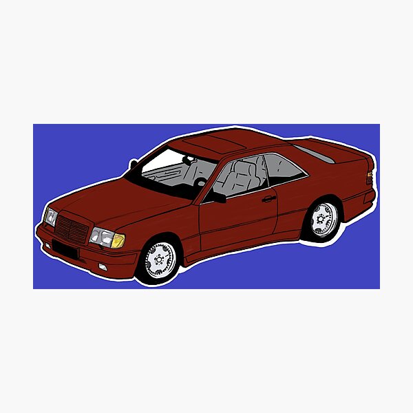"w124 coupe" Photographic Print by JeanSaul | Redbubble