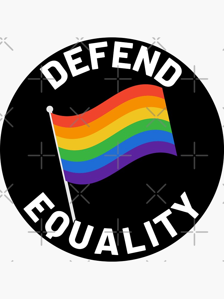 "Defend Equality" Sticker for Sale by BNStickers | Redbubble