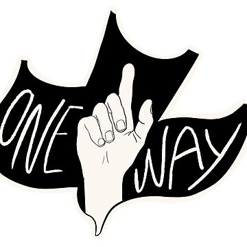 "One Way Jesus Revolution " Sticker for Sale by faithydoodle | Redbubble