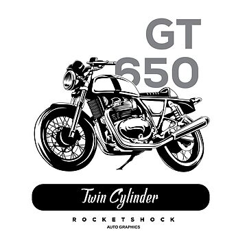 "Continental gt 650" Sticker for Sale by Rocket Shock | Redbubble