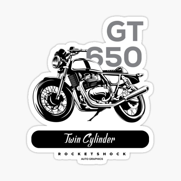 "Continental gt 650" Sticker for Sale by Rocket Shock | Redbubble