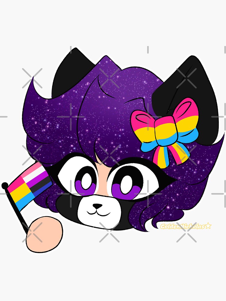 "Kitty's Pride Flag" Sticker for Sale by Kittychu312 | Redbubble