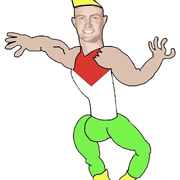 "CHAD Warner Meme" Sticker for Sale by Gronk11 | Redbubble