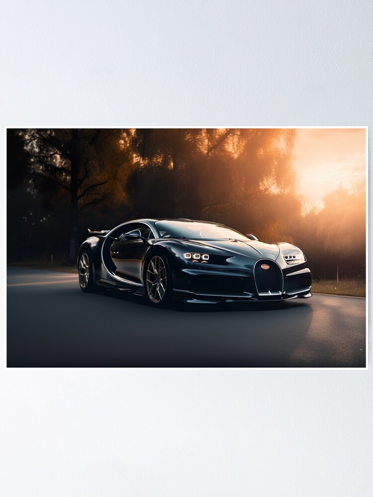 "Bugatti Chiron" Poster by Haldor-Hawke | Redbubble