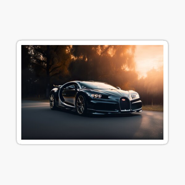 "Bugatti Chiron" Sticker by Haldor-Hawke | Redbubble