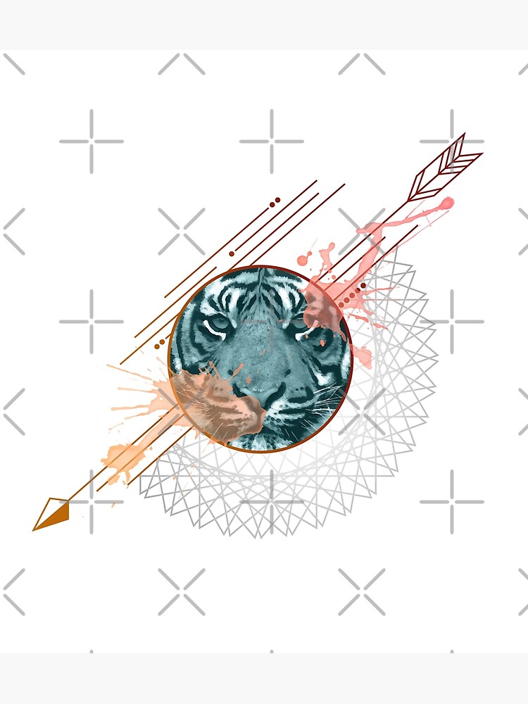 Trash Polka Tiger Premium Matte Vertical Poster sold by Secluded Doctor ...