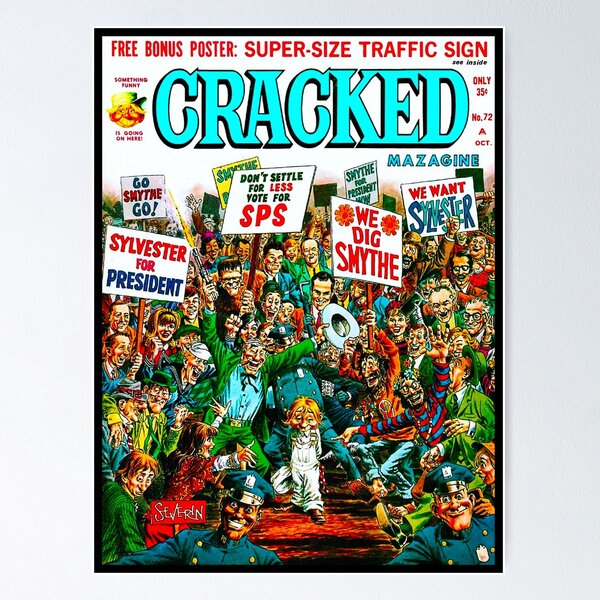 "AND ANOTHER CLASSIC CRACKED MAGAZINE COVER, #72" Poster for Sale by ...