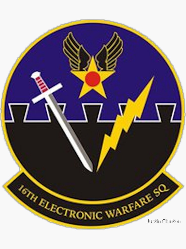 "16th Electronic Warfare Squadron" Sticker for Sale by TeamBride ...