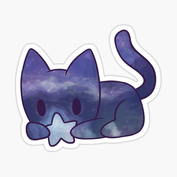 "Void Cat" Sticker for Sale by theoceanowl | Redbubble