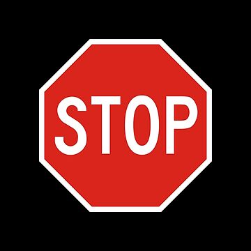 "STOP Sign" Sticker for Sale by sifis | Redbubble