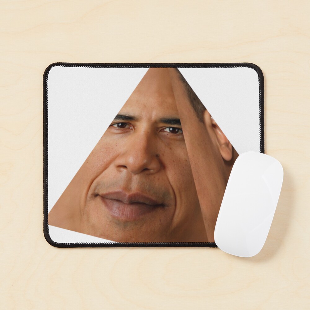 "obamium - obama triangle" Sticker by DreamMeArt | Redbubble