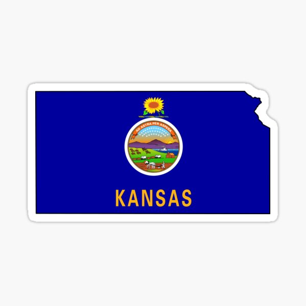 "Kansas" Sticker for Sale by somekindofguru | Redbubble
