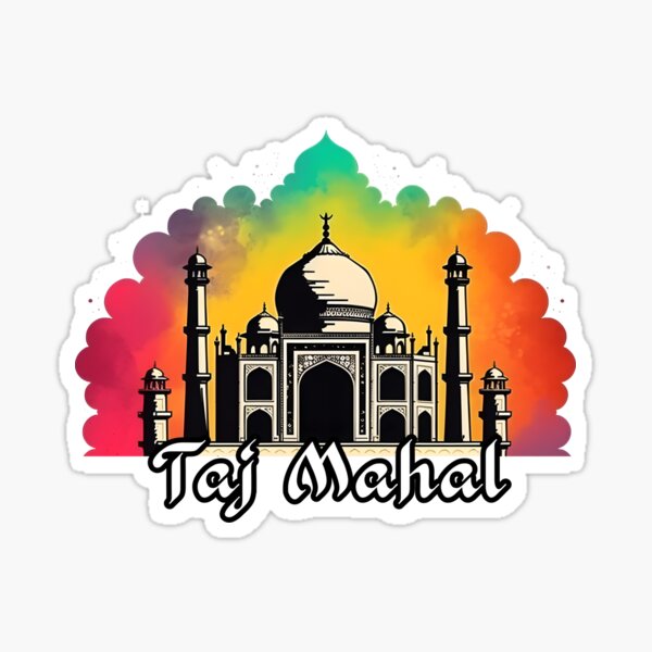 "Taj Mahal" Sticker for Sale by JackCurtis1991 | Redbubble