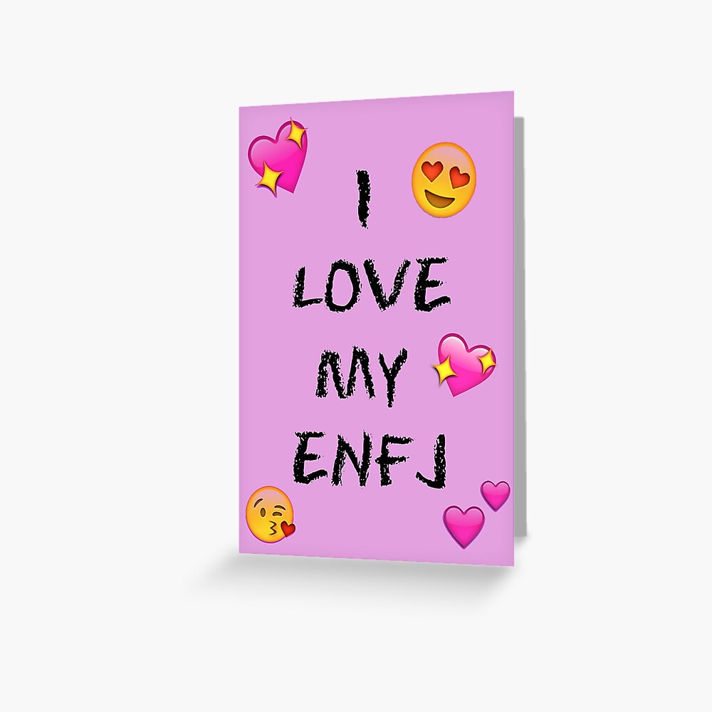 "ENFJ Love" Greeting Card for Sale by Tigercookie | Redbubble