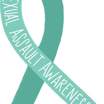 "Sexual Assault Awareness Ribbon" Sticker for Sale by bellajolie6 ...