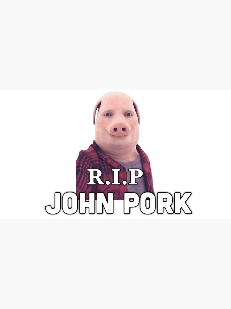 "RIP John Pork" Bucket Hat for Sale by wheezyprint | Redbubble