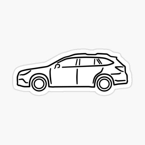 "Subaru Outback" Sticker for Sale by AutoClub | Redbubble
