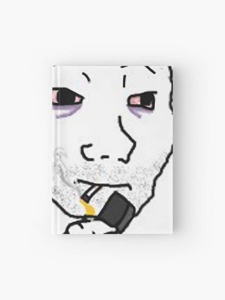 "Wojak Smoking" Journal for Sale by Milk Drinker | Redbubble