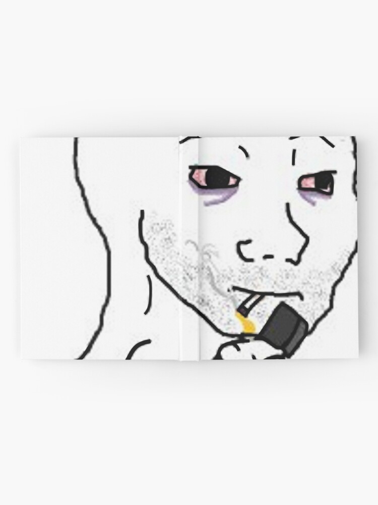 "Wojak Smoking" Journal for Sale by Milk Drinker | Redbubble