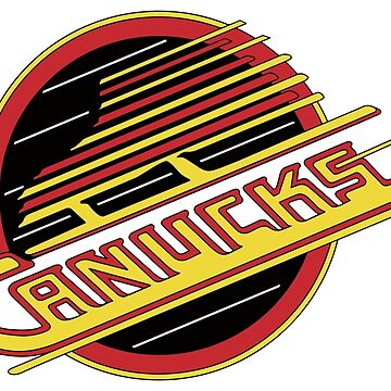 "Vintage Canucks" Sticker for Sale by On Target Sports | Redbubble