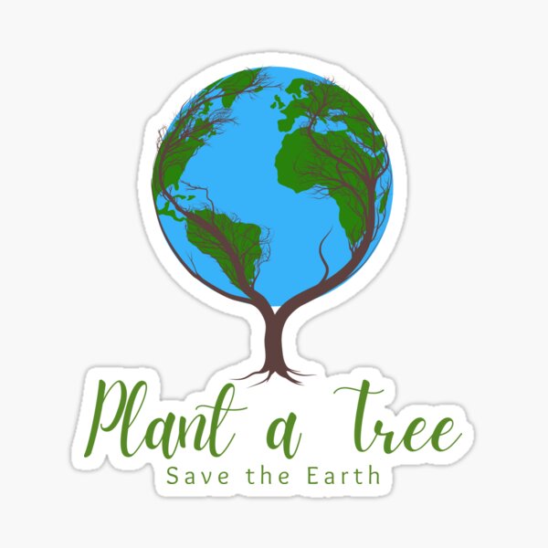 "Plant a Tree" Sticker for Sale by Atanchez | Redbubble