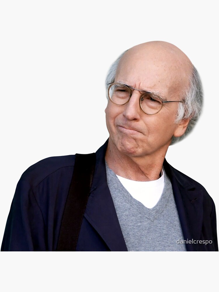 "Larry David - 8b" Sticker for Sale by danielcrespo | Redbubble