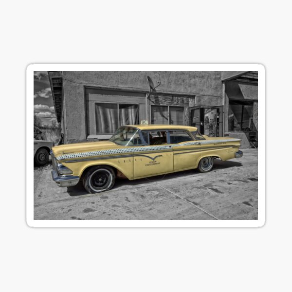 "yellow taxi" Sticker for Sale by JASCKSHIRTS | Redbubble