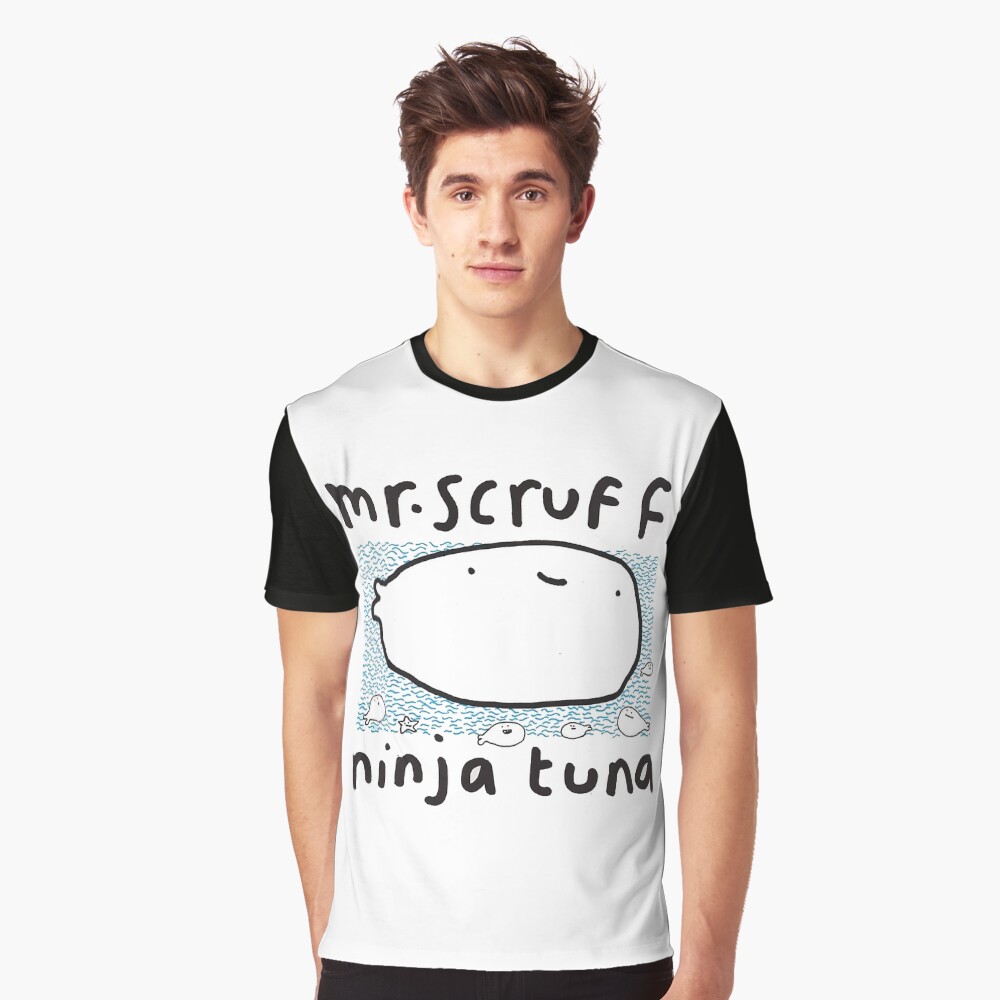 "Mr Scruff Ninja tuna" Sticker by Wachafitte | Redbubble