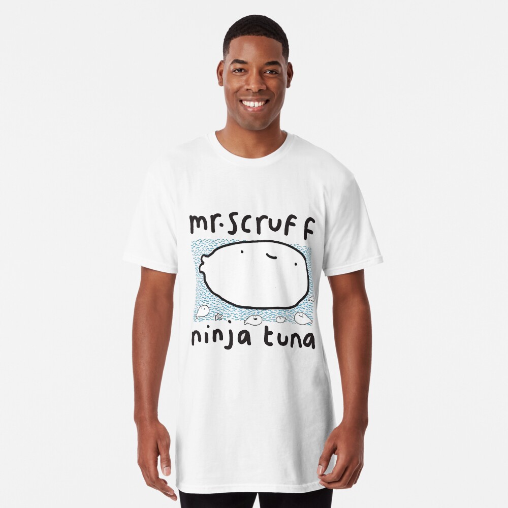 "Mr Scruff Ninja tuna" Sticker by Wachafitte | Redbubble