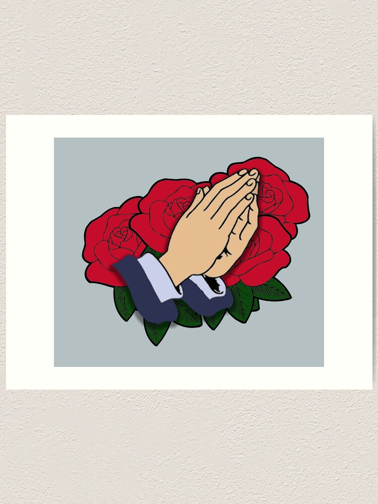 "Prayer Roses" Art Print for Sale by laurenemma8 | Redbubble