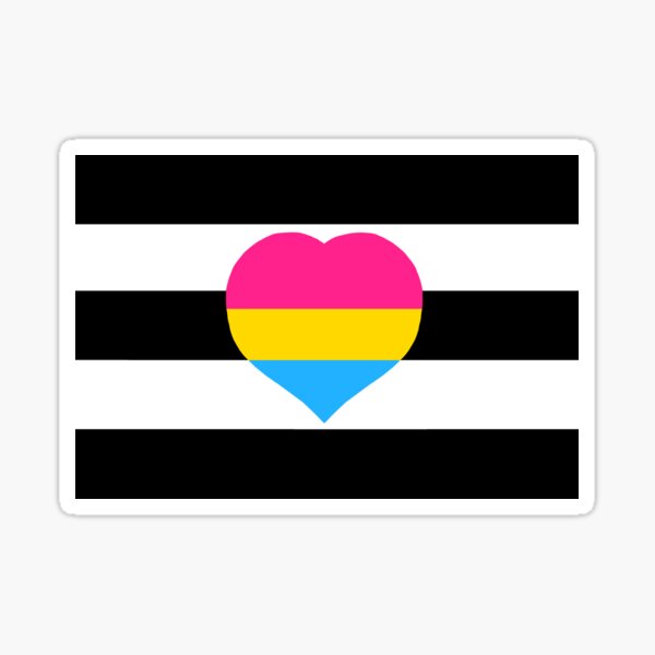 "Panromantic Heterosexual Flag" Sticker for Sale by SanguineDesigns ...