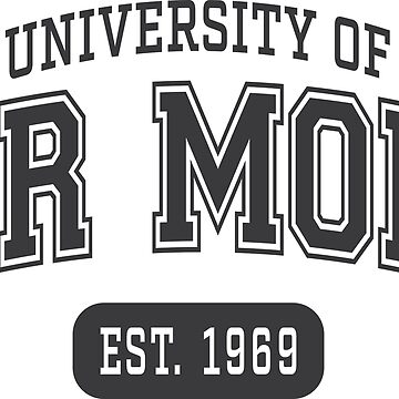 "university of ur mom" Sticker for Sale by oliviaep00 | Redbubble
