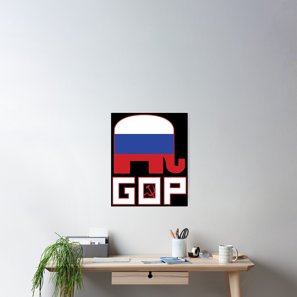 "GOP Russia Flag" Poster by EthosWear | Redbubble