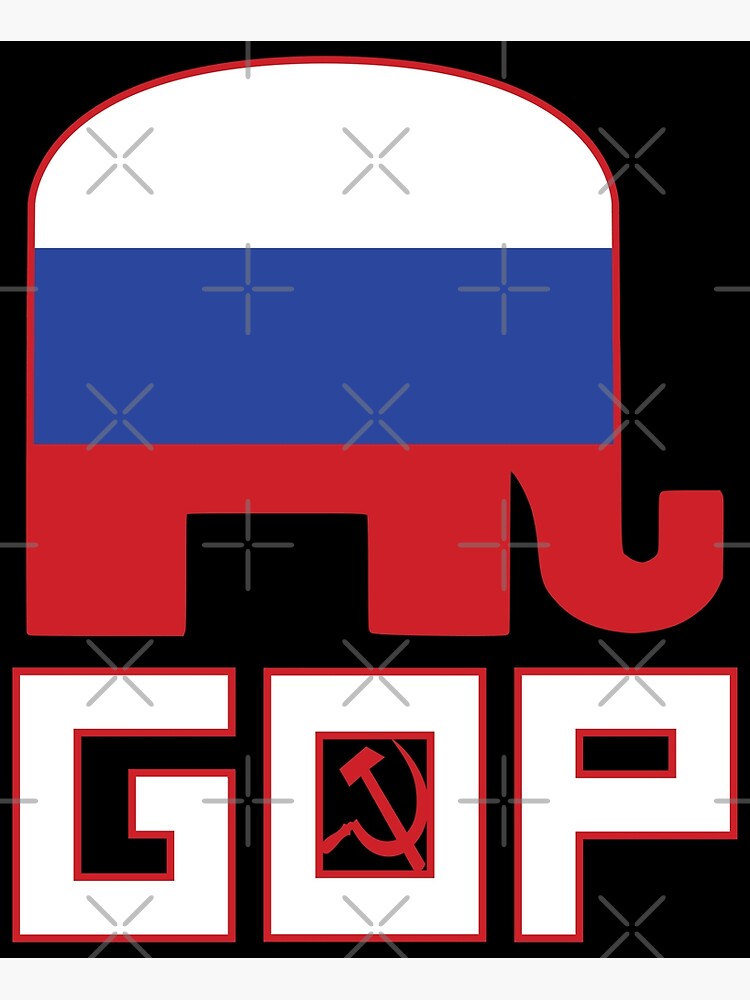 "GOP Russia Flag" Poster by EthosWear | Redbubble