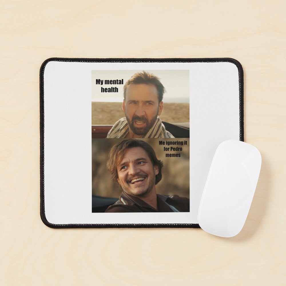 "Pedro Pascal & Nicolas Cage Meme" Poster for Sale by ADogNamedKitty ...